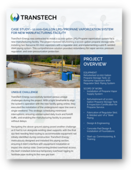 Download Free Case Study | Propane Vaporization Case Study